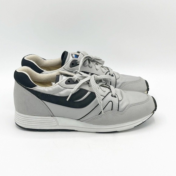 Trax | Shoes | Vintage Trax Sneaker Womens 65 Gray Black Lace Up Retro ...